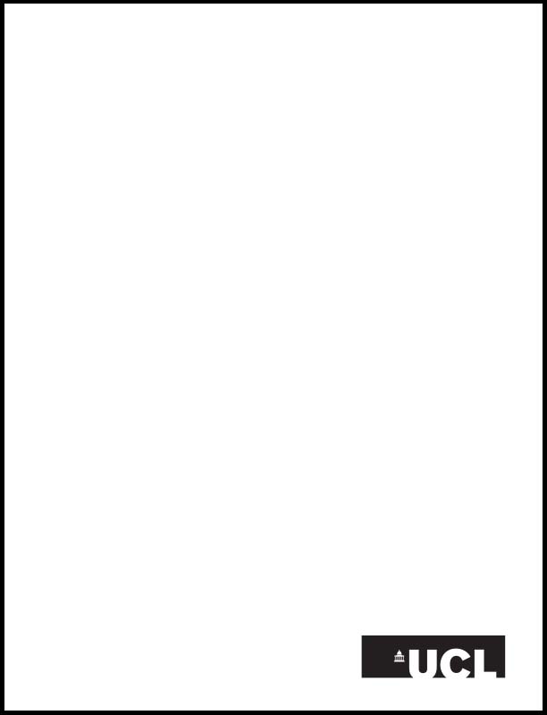 UCL Open Access Student Journals